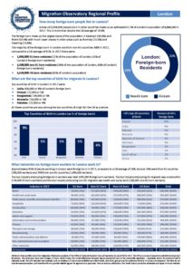 London - Migration Observatory - The Migration Observatory